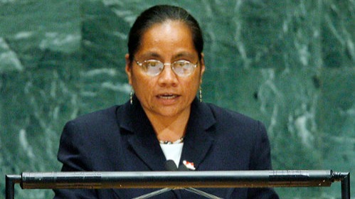 Meet Teima Onorio, a Kiribati politician